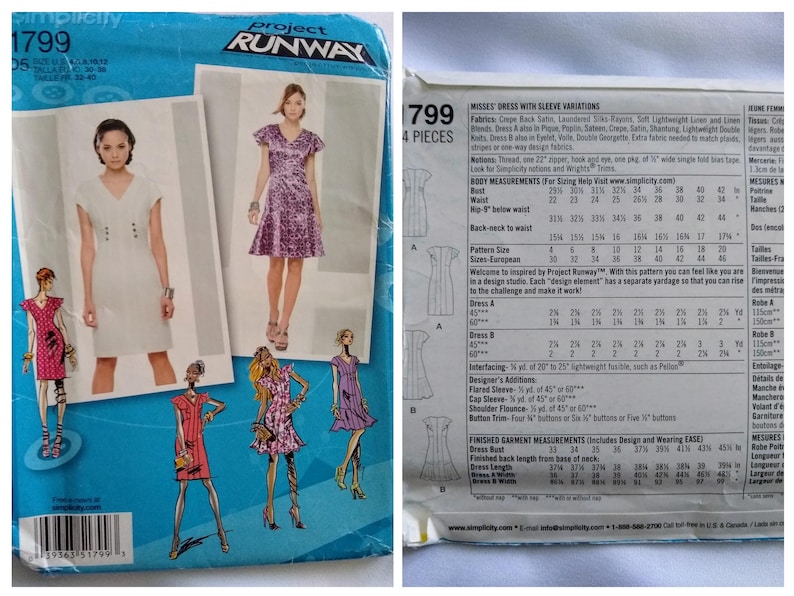 Vintage Dress Patterns Sizes 4-22 (check Each), Simplicity Mccall ...
