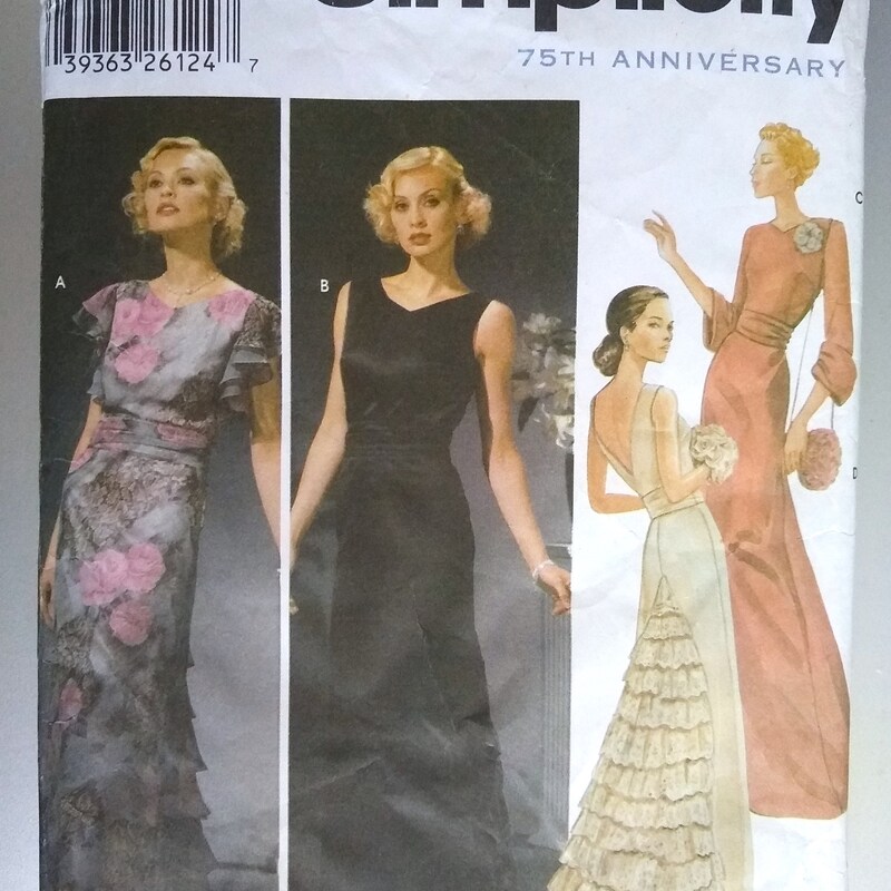 1930s Evening Gown Pattern - Etsy