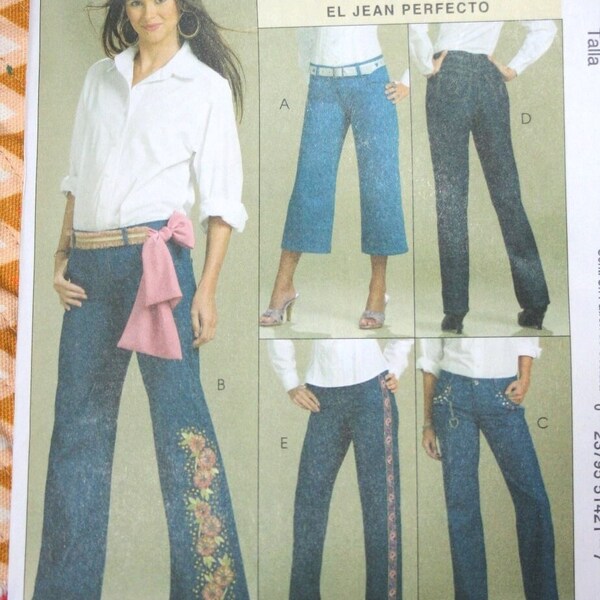 Boot Cut Jeans Sewing Pattern - Etsy