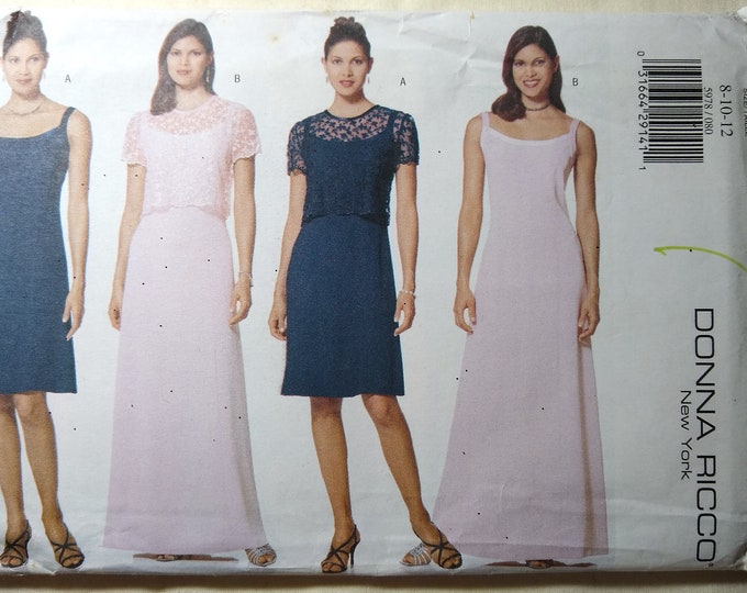 Retro Dress Butterick Sewing Pattern 4513 Sz 14-20, EASY 1957 Reissue ...
