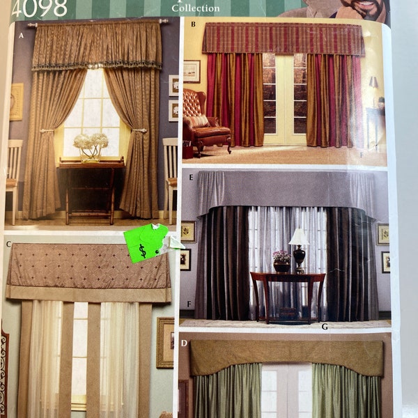 Window Valance Sewing Patterns - Etsy