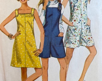 Original Vintage 1967 Simplicity Jiffy Shift Dress Pattern - Etsy