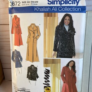 Coat or Jacket, by Khaliah Ali Collection, Simplicity 3672, Sewing ...