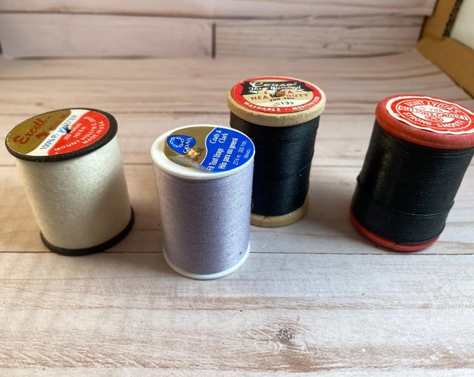 Aunt Lydias, Black Carpet Button Thread Spool, Heavy Duty Black Thread ...