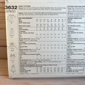 Misses Fairy Costume, by Elaine Heigl, Simplicity 3632, Sewing Pattern ...