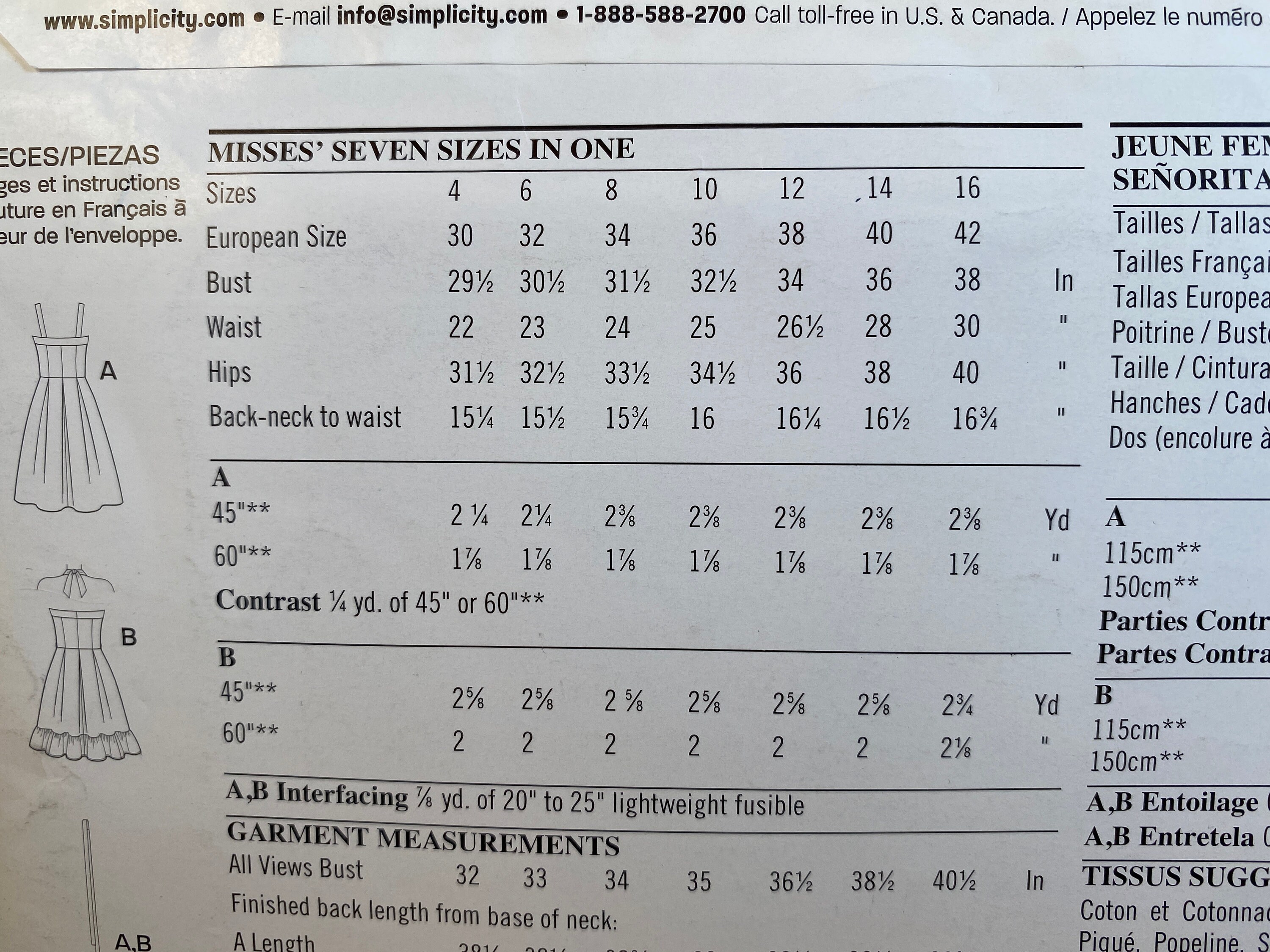 Misses Dress New Look 6048 Simplicity 6048 Sewing Pattern - Etsy.de