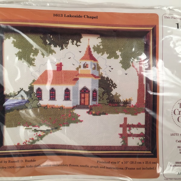 Country Church Cross Stitch - Etsy
