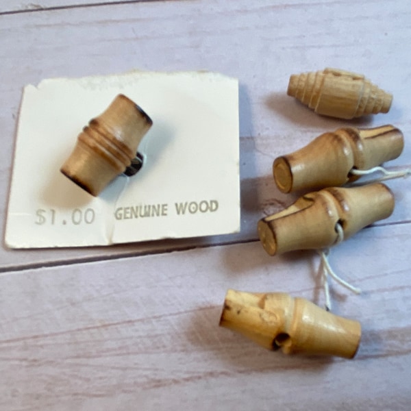 Wood Toggle - Etsy