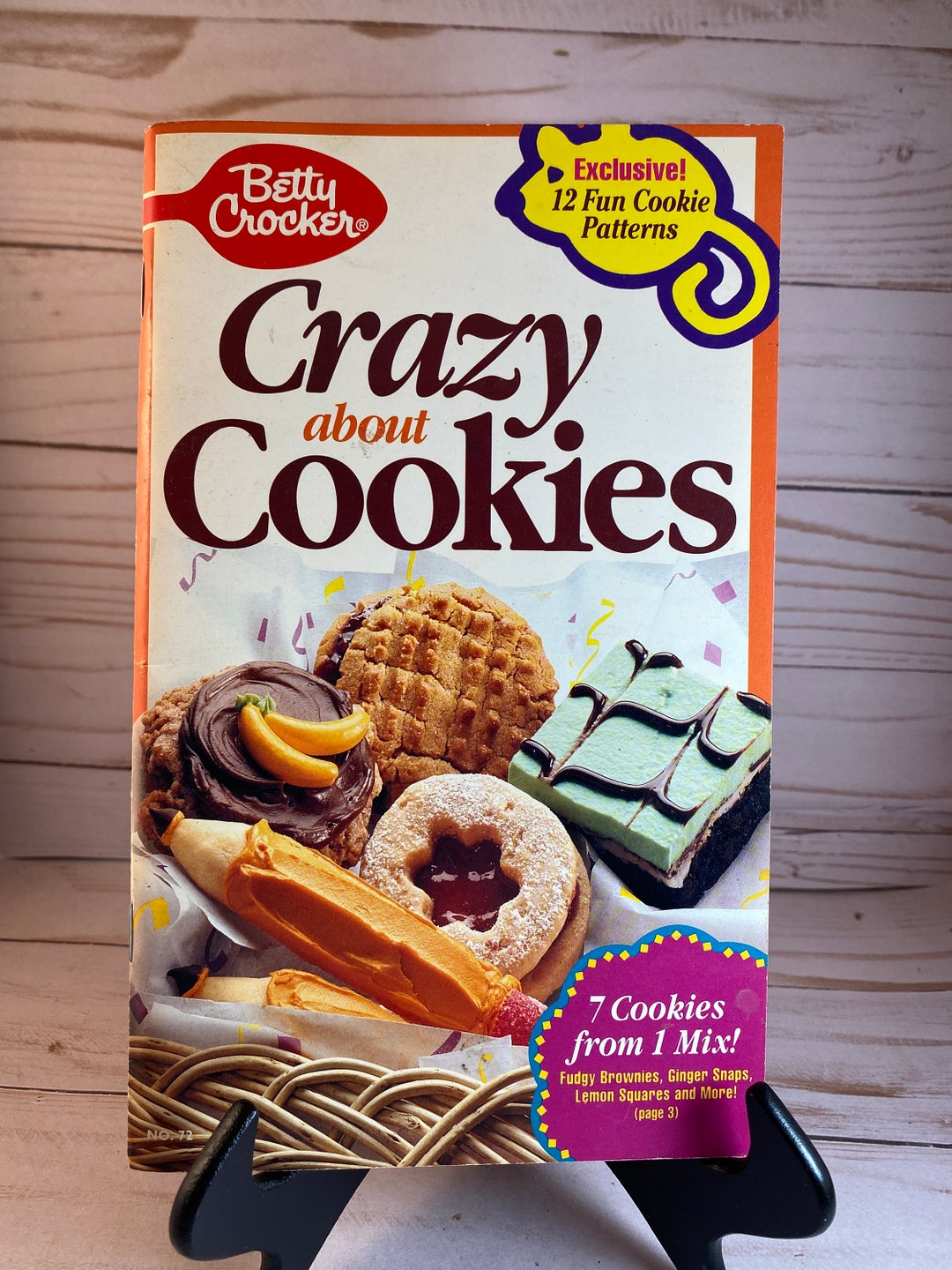 90s Betty Crocker, Crazy About Cookies, 12 Fun Cookie Patterns, Recipe ...