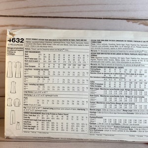 Misses Shirt Dress, Tunic, Pants, Drawstring Bag, Sewing Pattern ...