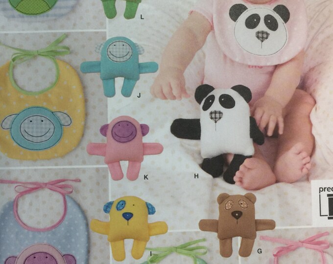 Simplicity 1904 Sewing Pattern, Baby Bibs, Baby Shower Gift, New Mom ...