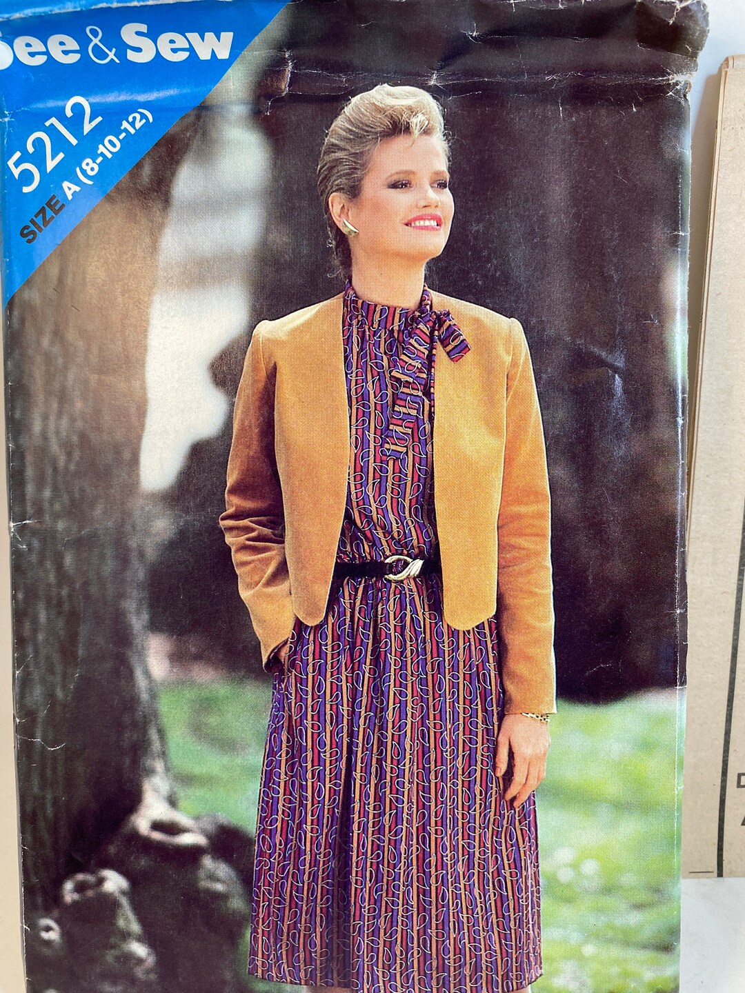 Misses Dress, See & Sew 5212, Sewing Pattern, Loose Fitting Jacket ...