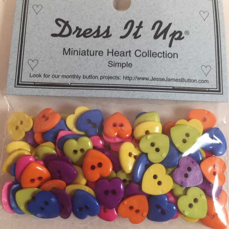 Heart Shape Buttons - Etsy
