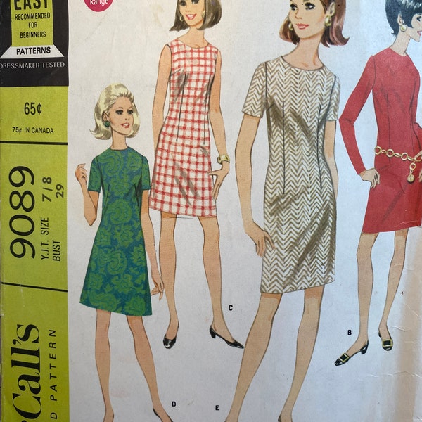 Basic Shift Dress Pattern - Etsy