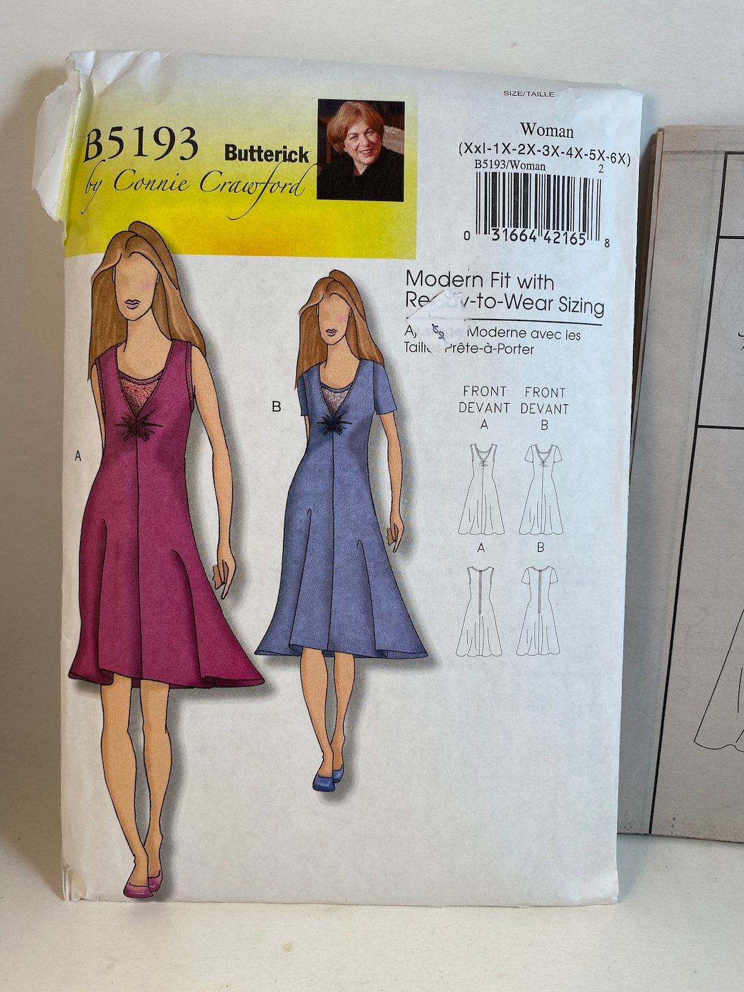 Misses Dresses, Mccall's 5193, Sewing Pattern, Connie Crawford Designer ...