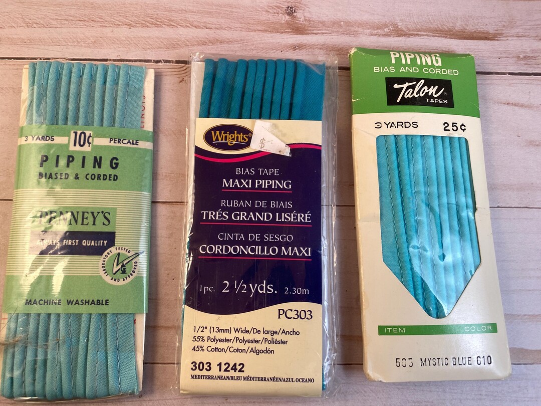 Sewing Piping, Wrights, Maxi Piping, Bias Tape Package, Mediterranee ...