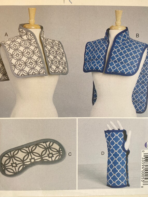Kits & How To Sewing & Fiber Kwik Sew Sewing Pattern K4318 Hot Cold Shoulder Pack Comfort Spa ...