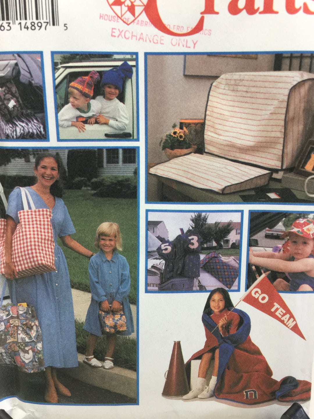 Gift Package, Simplicity 8792 Crafts, Sewing Pattern, Stadium Blanket ...