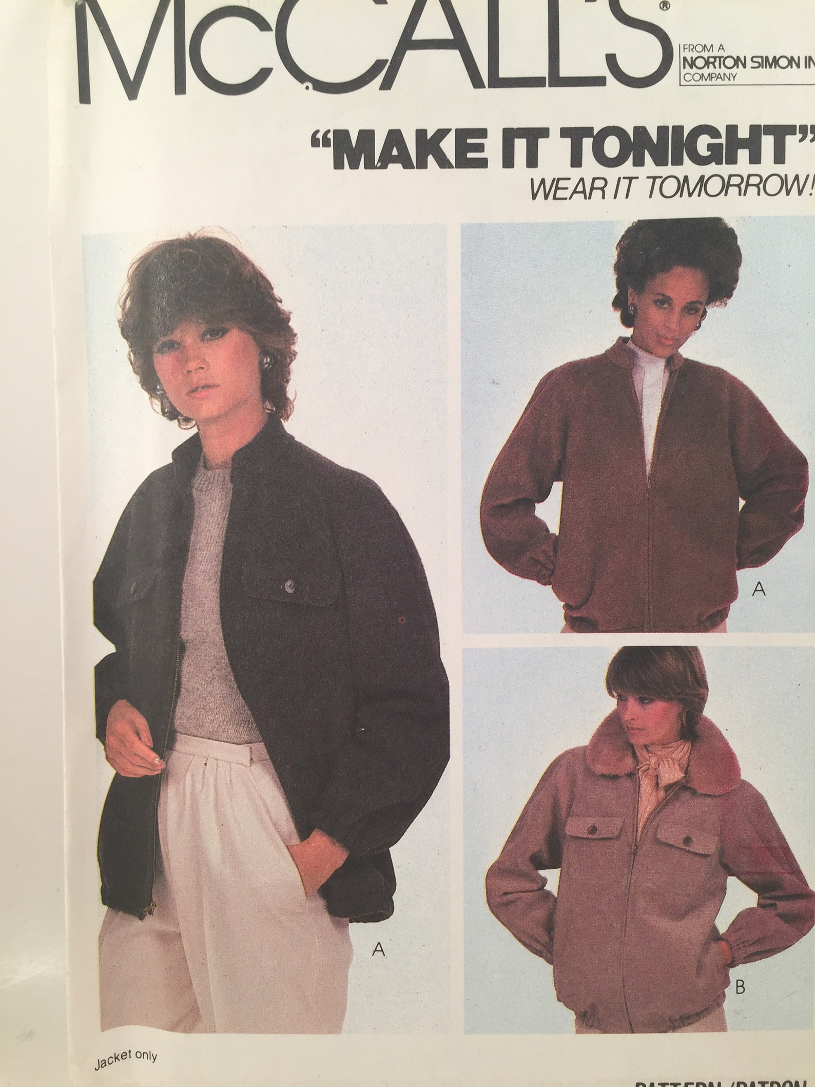 80s Raglan Sleeve Jacket Sewing Pattern Mccall's 7742 (misses Small) - Etsy