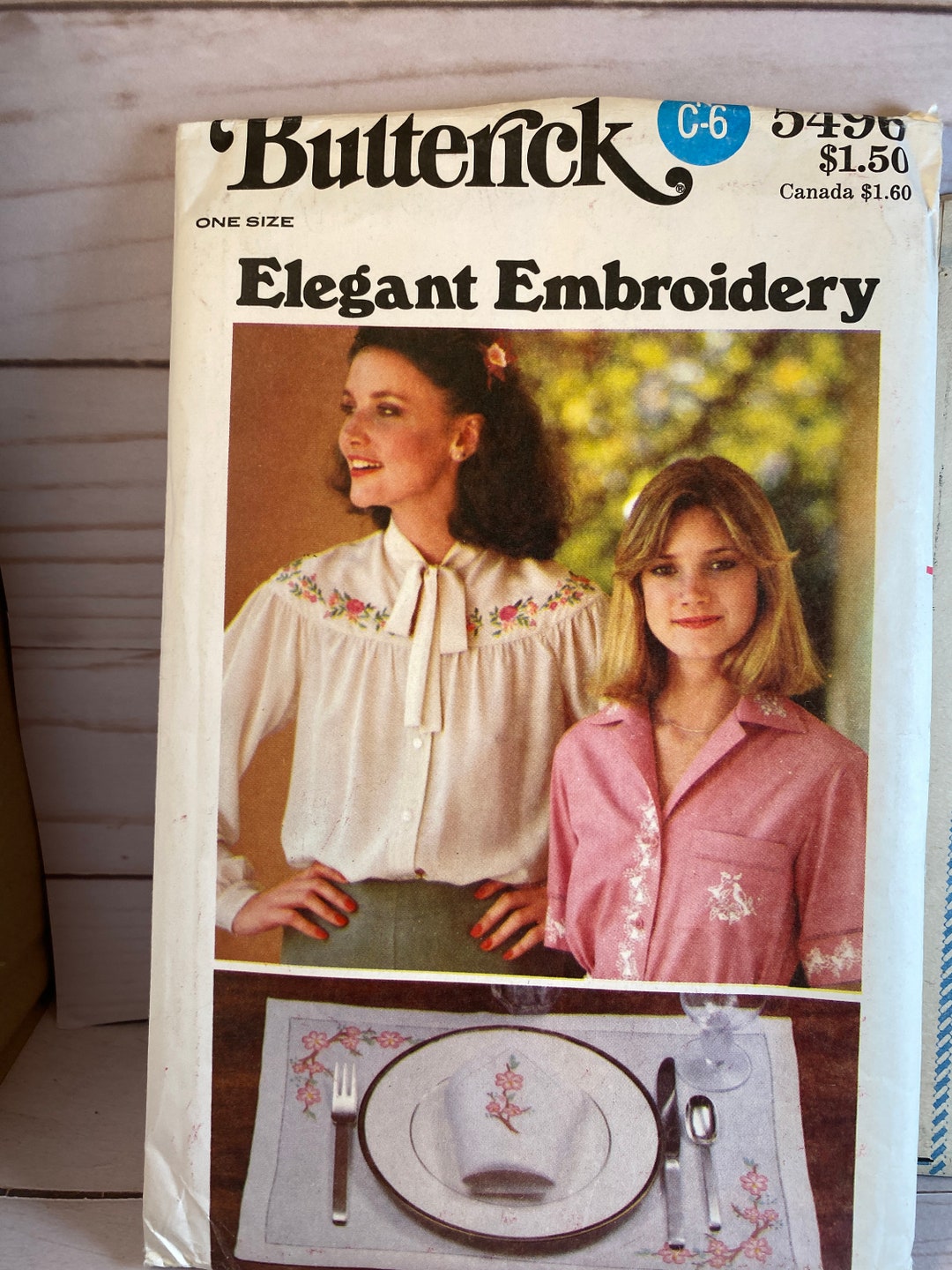 25 Elegant Embroidery Stitches, Iron on Transfers, Butterick 5496 ...