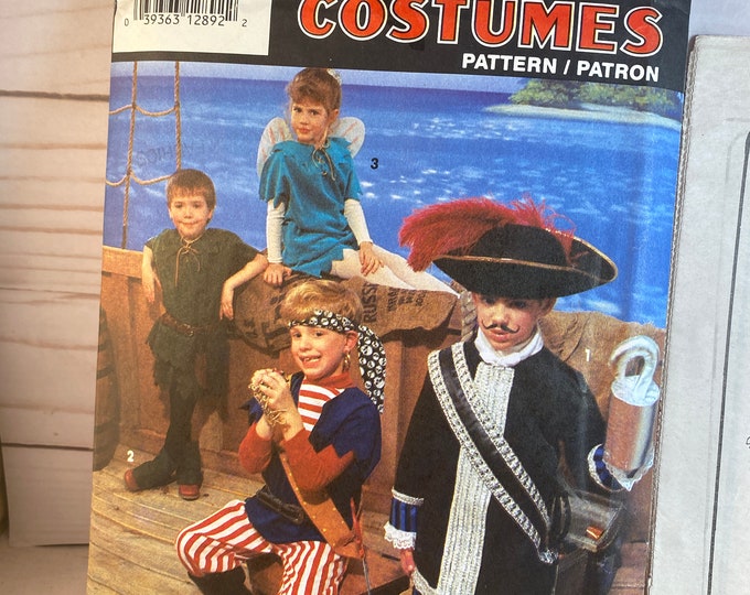 Child Pirate Costume, Tinker Bell Costume Wings, Simplicity 7965 ...