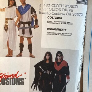 Mccall's 4585 Adult Sewing Pattern, Marc Anthony Costume Pattern ...