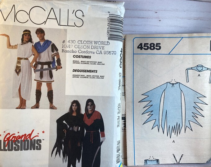 Mccall's 4585 Adult Sewing Pattern, Marc Anthony Costume Pattern ...