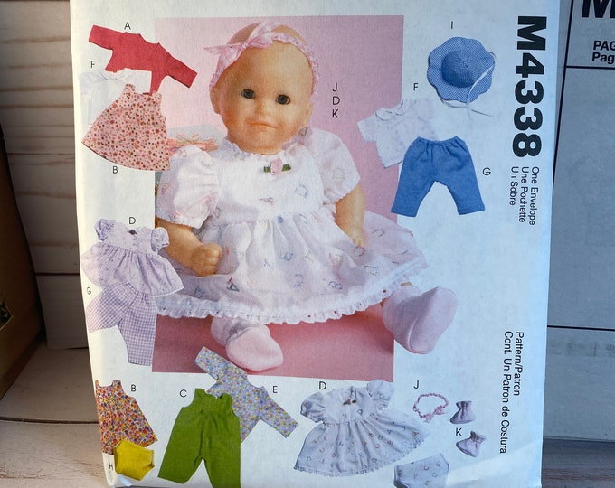 15 Inch Doll, Clothes, Sewing Pattern, Vogue 8056, Doll Collection ...