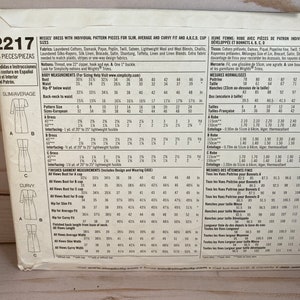 Misses' Amazing Fit Dress, Curved in Natural Waist Dress, Simplicity ...