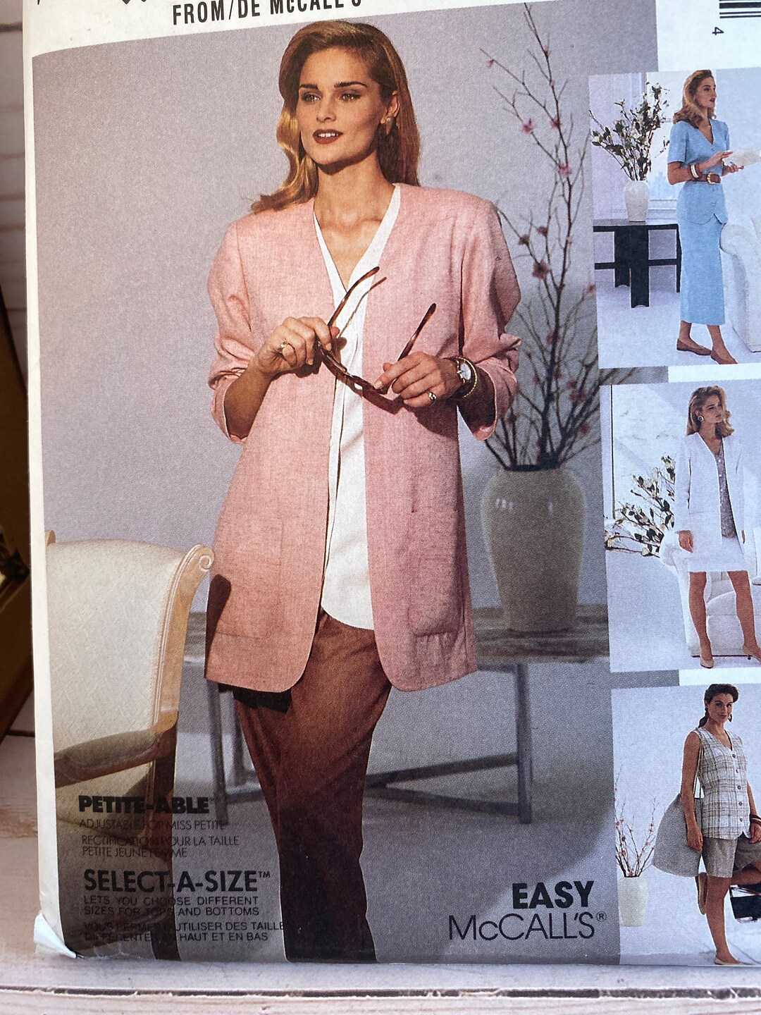 90s Blazer, Mccall's 6423, Sewing Pattern, Easy Separates, Jacket ...
