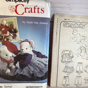 Simplicity 7474 Sewing Pattern, Faith Van Zanten, Stuffed Soft ...