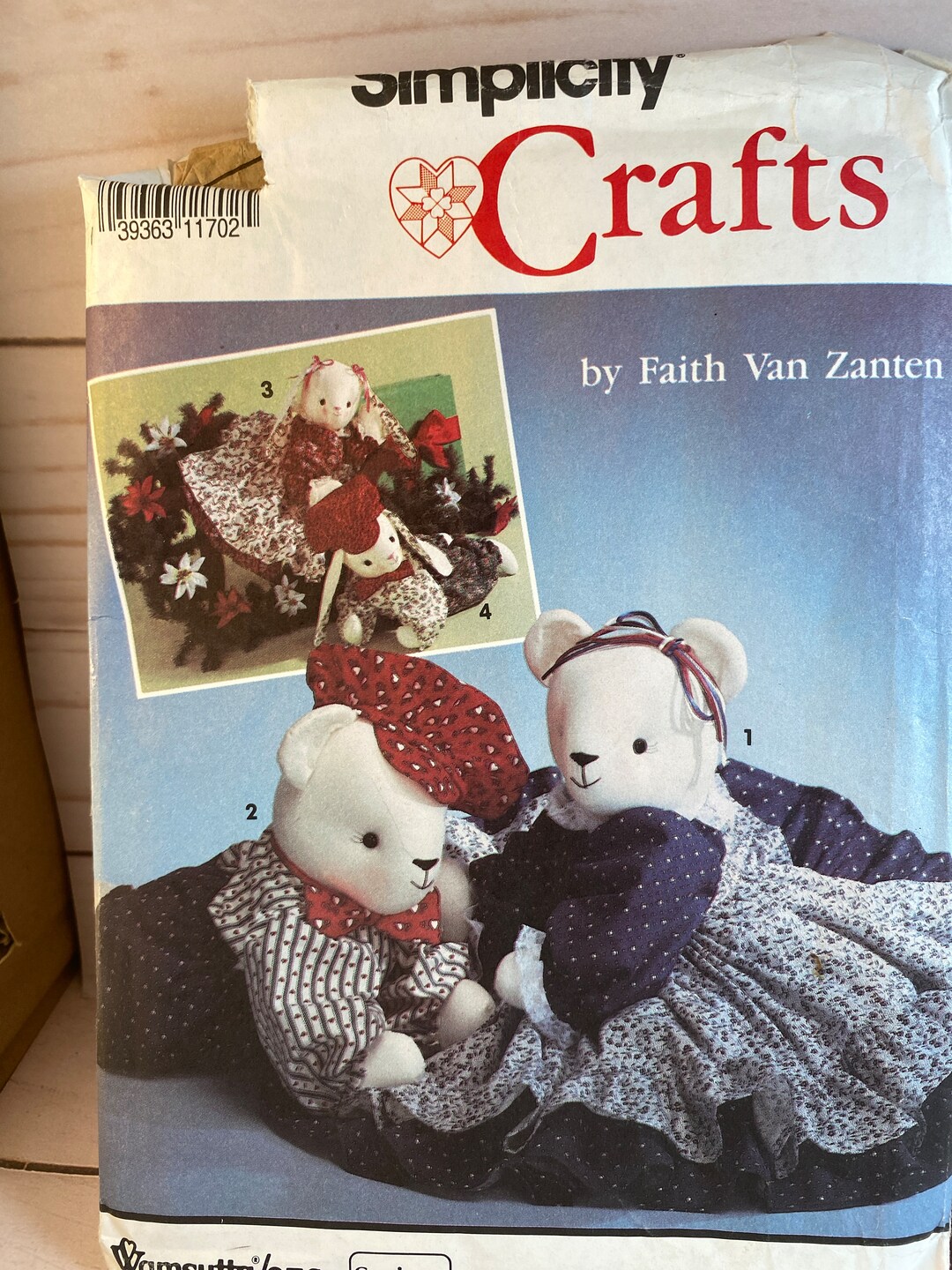 Simplicity 7474 Sewing Pattern, Faith Van Zanten, Stuffed Soft ...