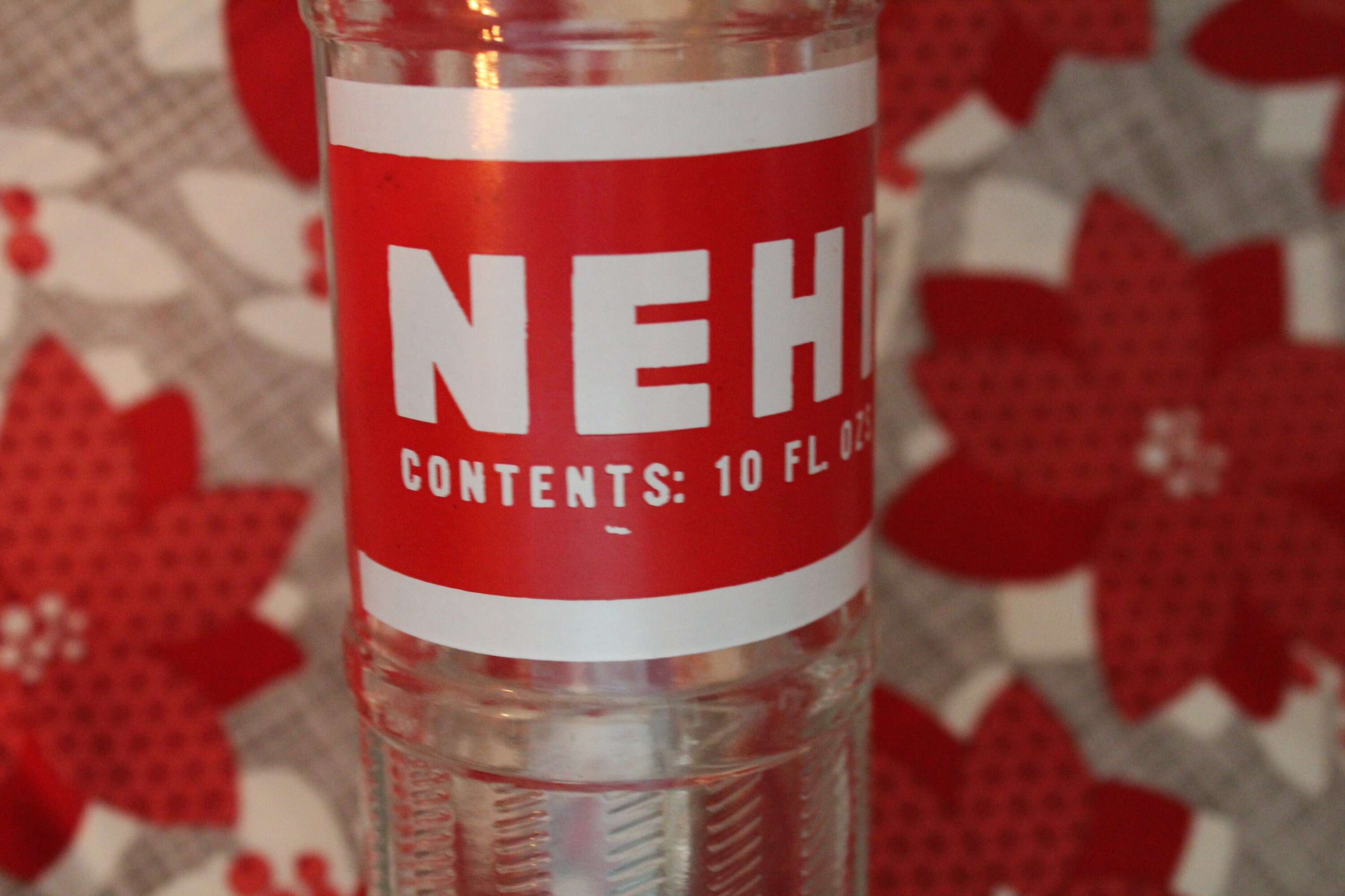 Vintage Nehi Soda Bottle Clear Glass 10 Oz Pop Bottle With Red and ...