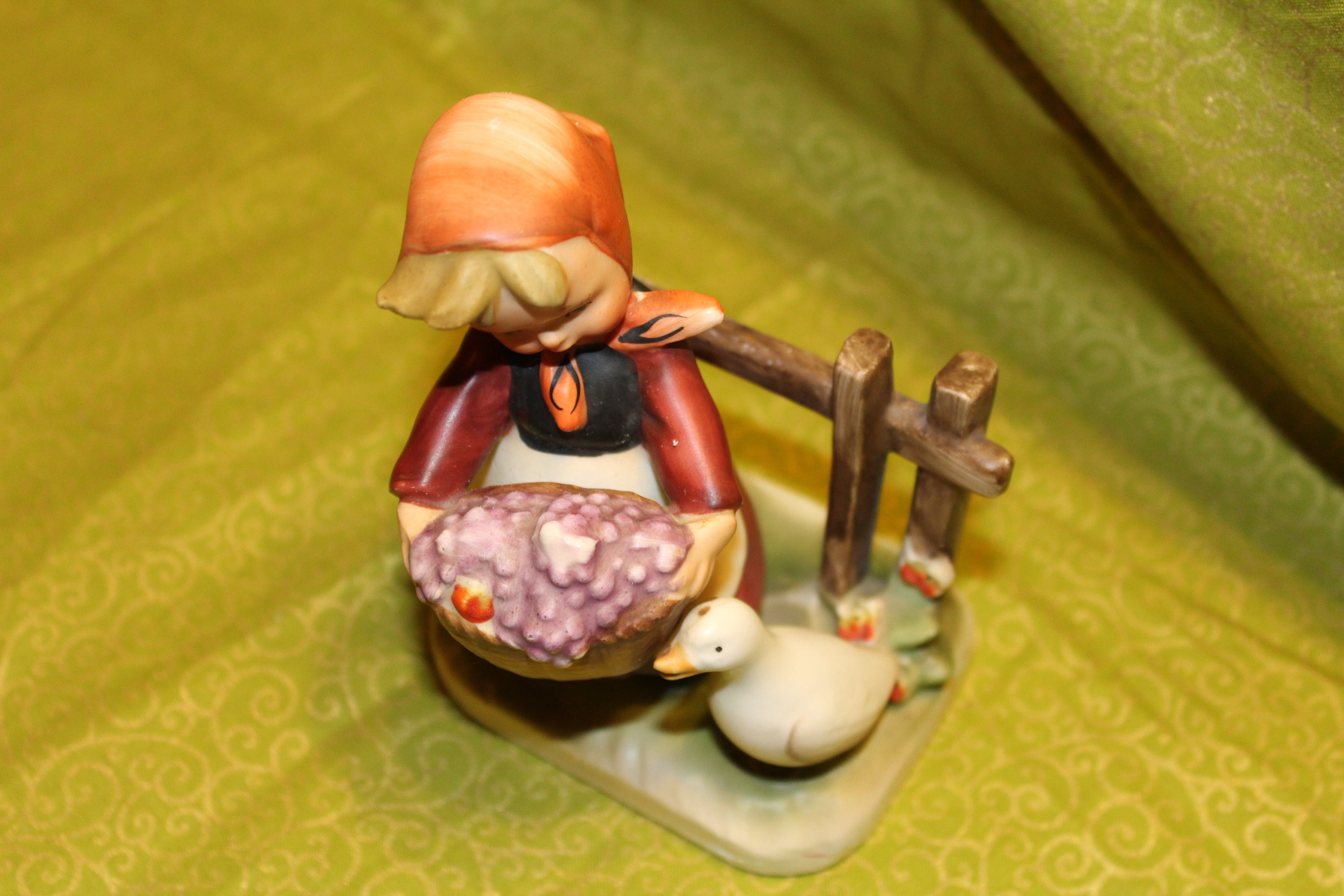 Vintage “erich Stauffer” Designed "hummel-like" Farm Girl Figurine - Etsy