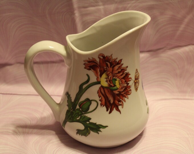 Vintage BIA Porcelain Pitcher, Cordon Bleu Style, Made in Brazil. Milk ...