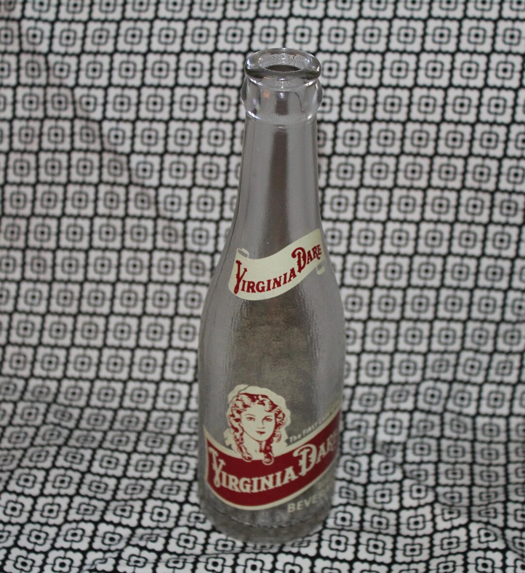Vintage Virginia Dare Soda Bottle Clear Glass OR Vintage Sun-rise ...