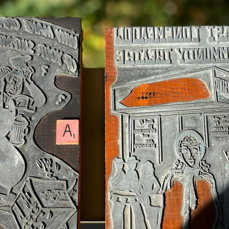 Letterpress Blocks - Etsy