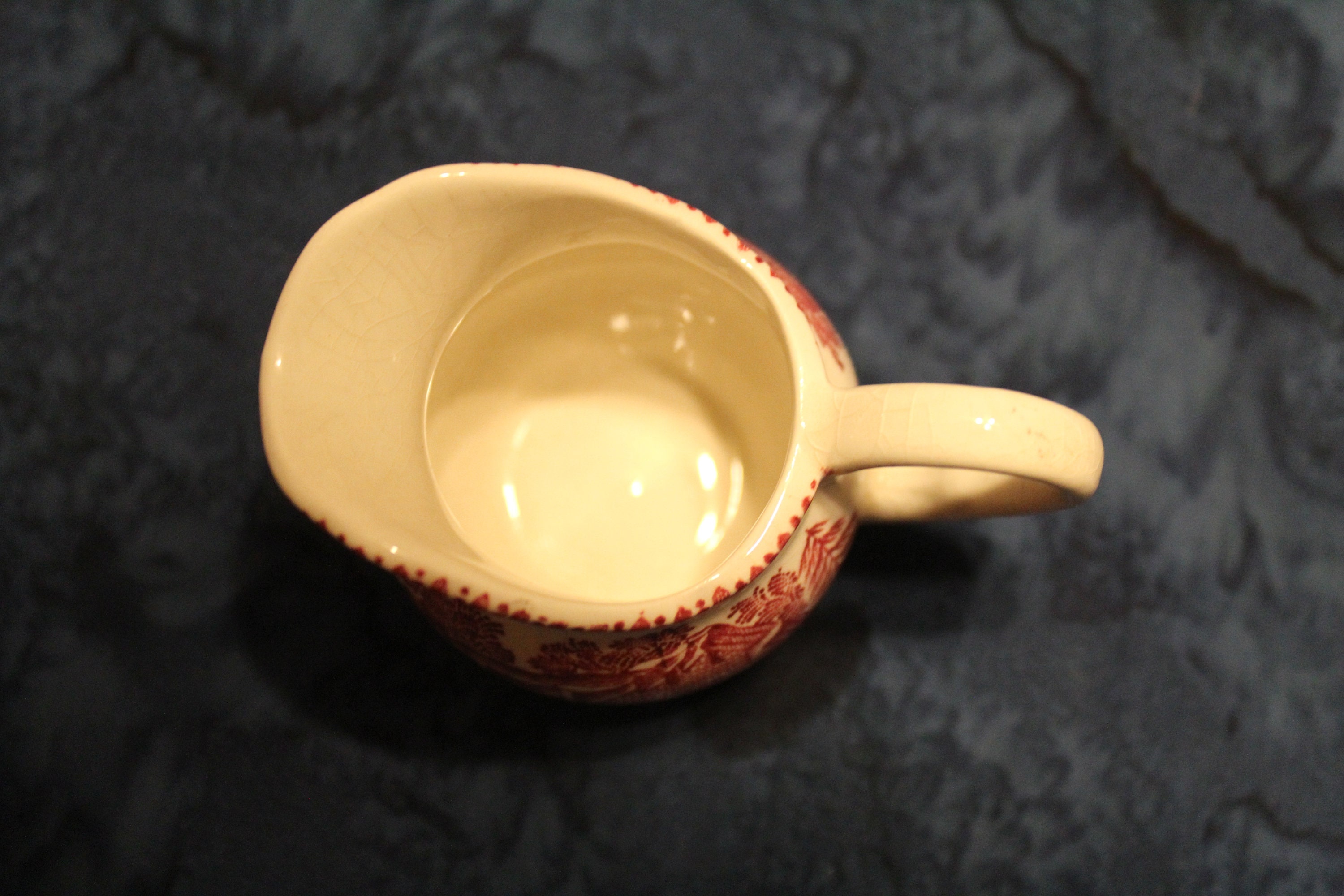 Vintage Enoch Wedgwood Miniature Creamer and Matching Saucer, avon ...