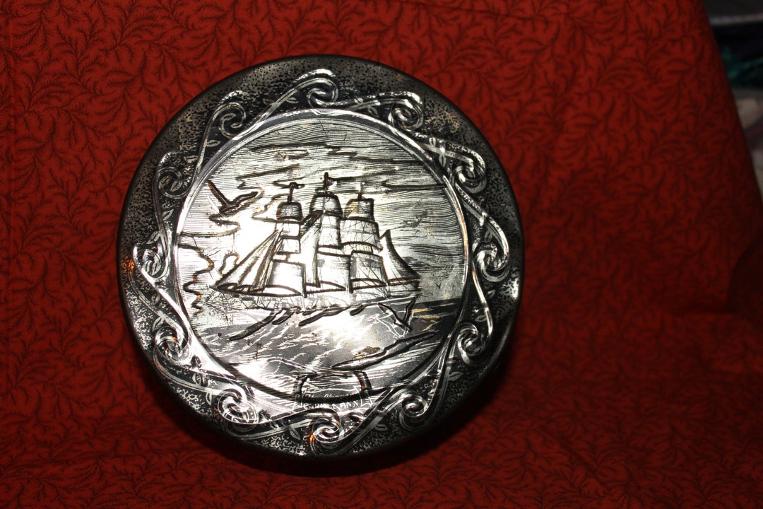 Vintage Rustic Aged Nautical Themed Biscut/cookie Tin: the Clipper ...