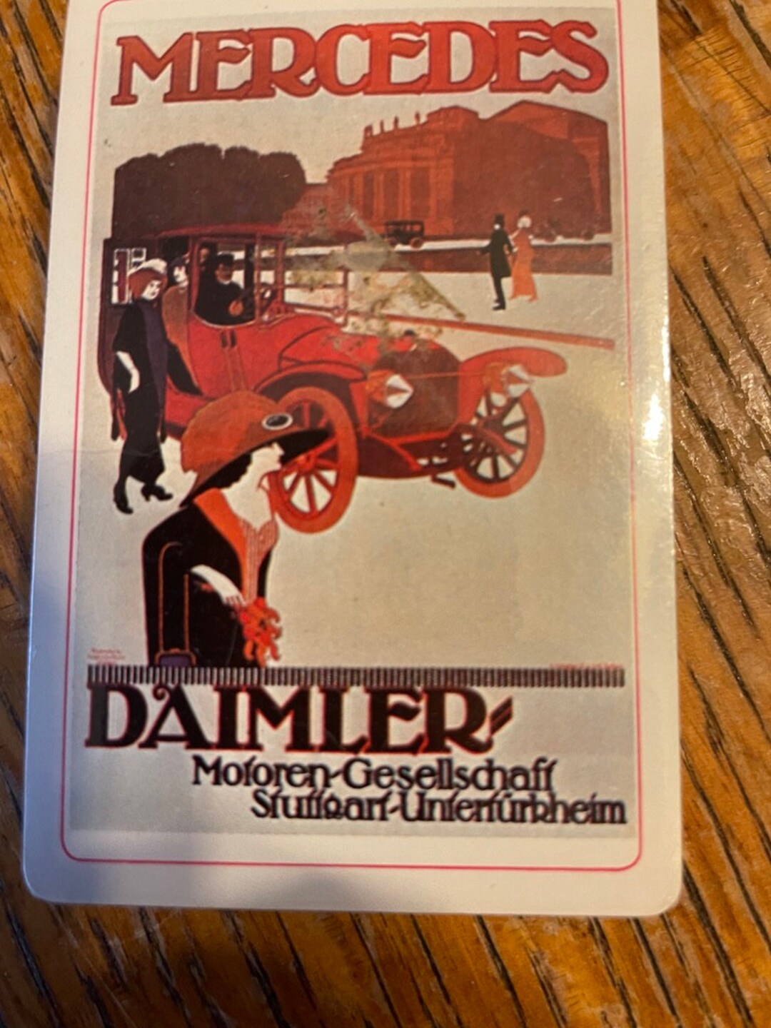 Vintage Mercedes /daimler Card Deck, Original Sealed Card Deck - Etsy