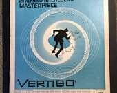 1958 VERTIGO Ad Insanely Rare BLUE Alfred Hitchcock Full Page - Etsy