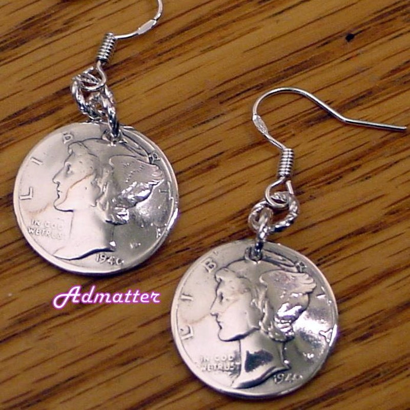 Dangle Coin Earrings - Etsy
