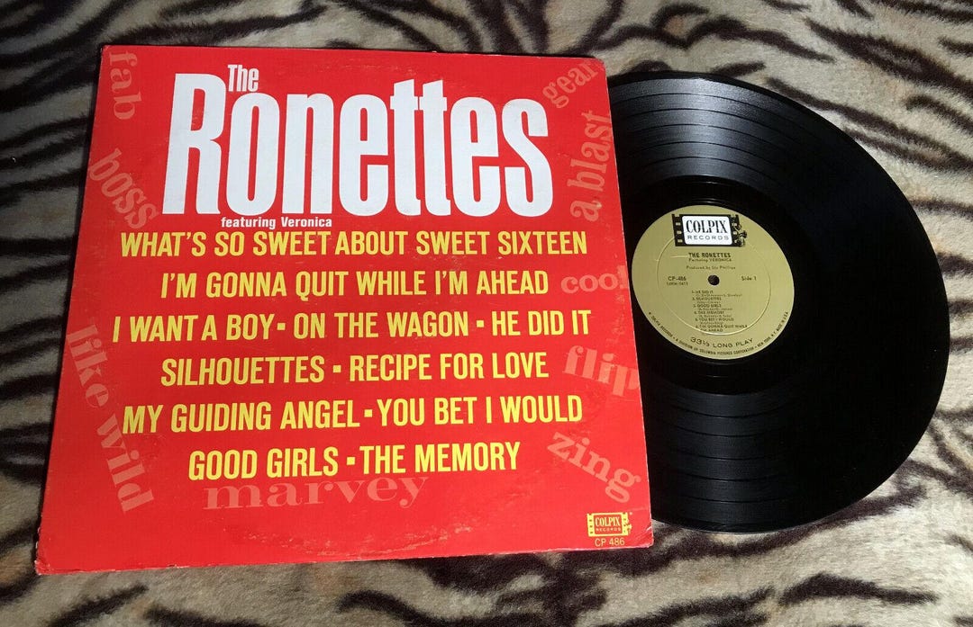 RONETTES Featuring Veronica 1965 Colpix 1st PRESSING Gold Label CP-486 ...