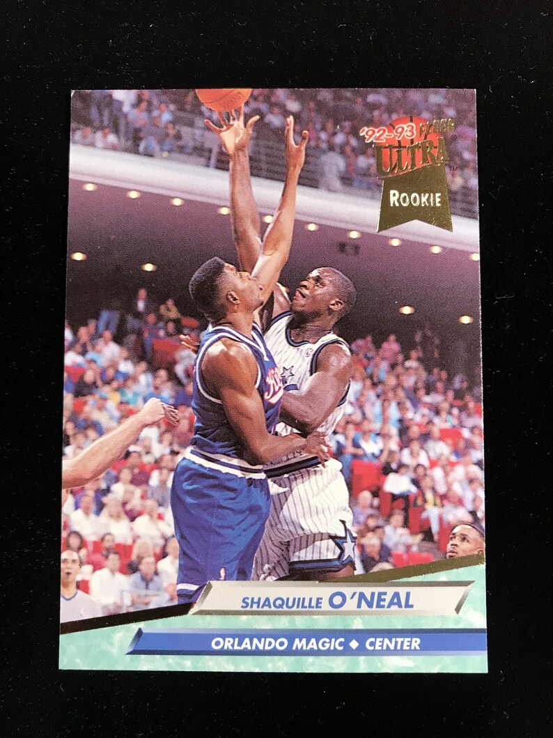 Shaquille O'neal Rookie Card Nrmt-mint Condition 1992-93 - Etsy