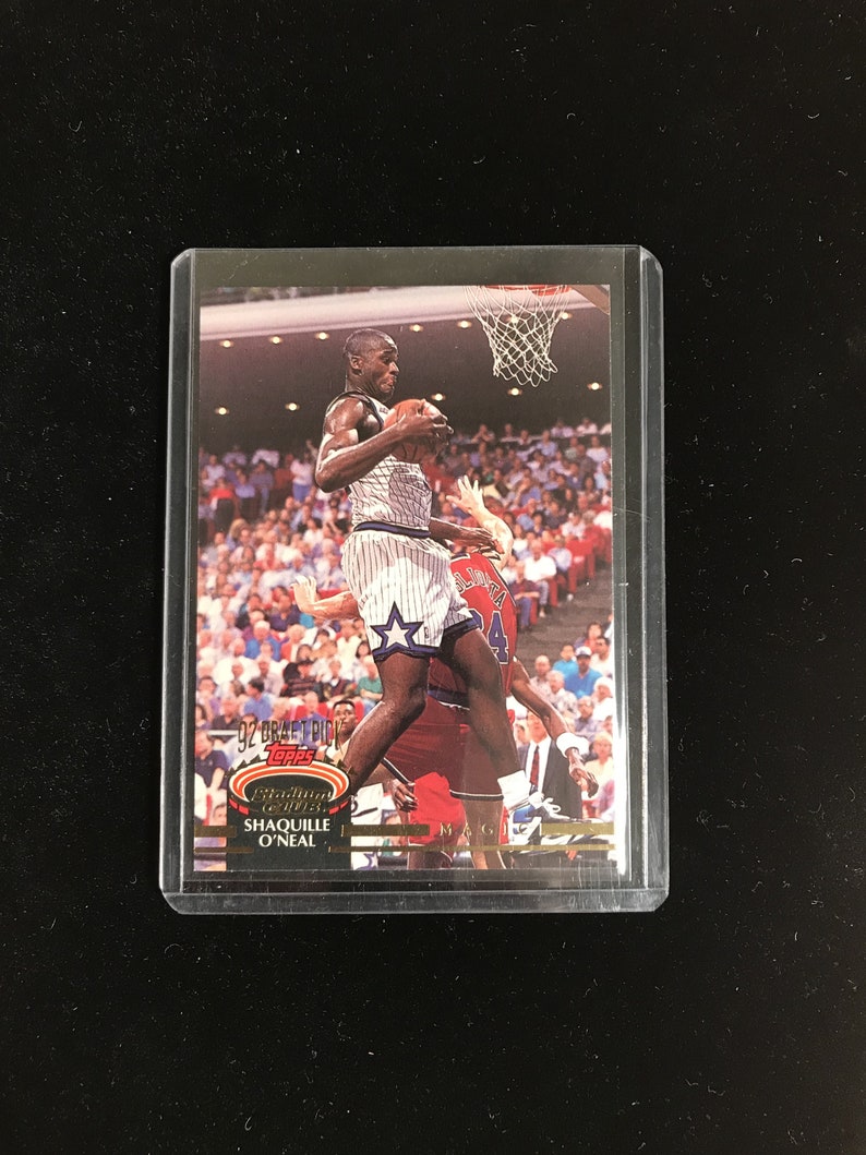 SHAQUILLE O'NEAL Rookie Basketball Card Nrmt MINT - Etsy