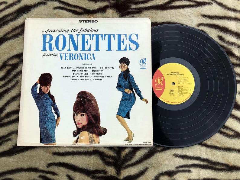 PRESENTING the FABULOIS RONETTES Mega-rare Stereo 1st Club Pressing! St ...