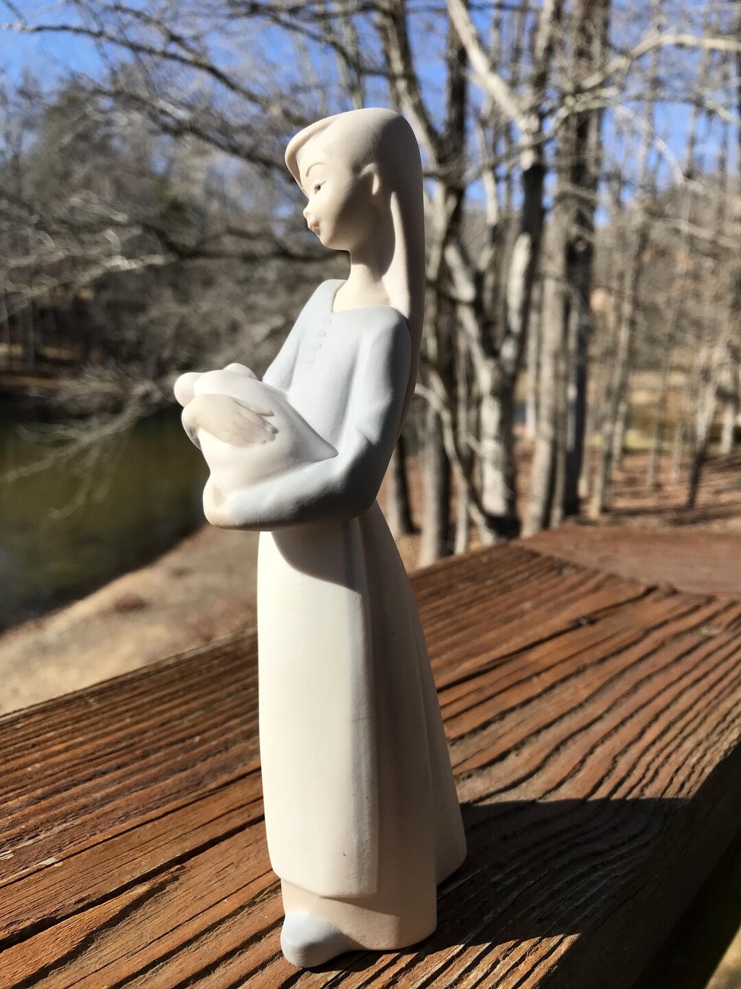 PRISTINE 1969 Lladro #1011 Farmer Girl With Pig / Piglet RARE MATTE ...