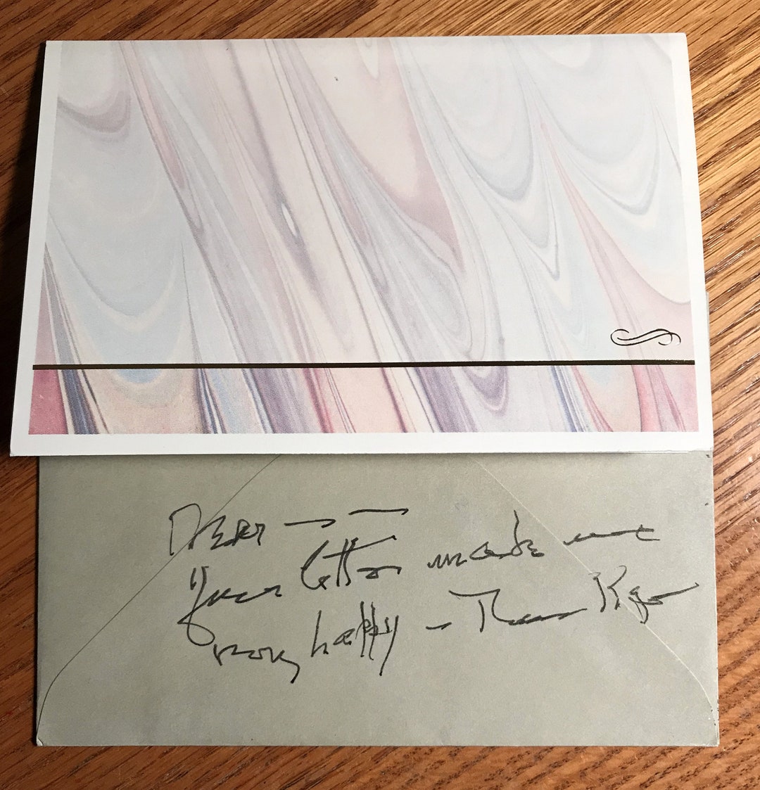 KATHARINE HEPBURN Handwritten Fan Mail Response Transmittal Envelope ...