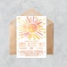 Printable Summer Solstice Party Invitation Sun & Stars Solstice Party ...