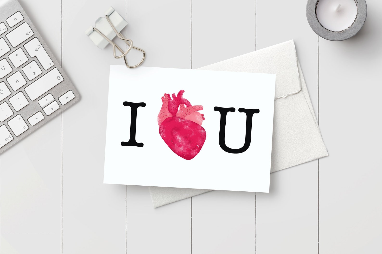 Printable Valentine Card Anatomical Heart Instant Download | Etsy